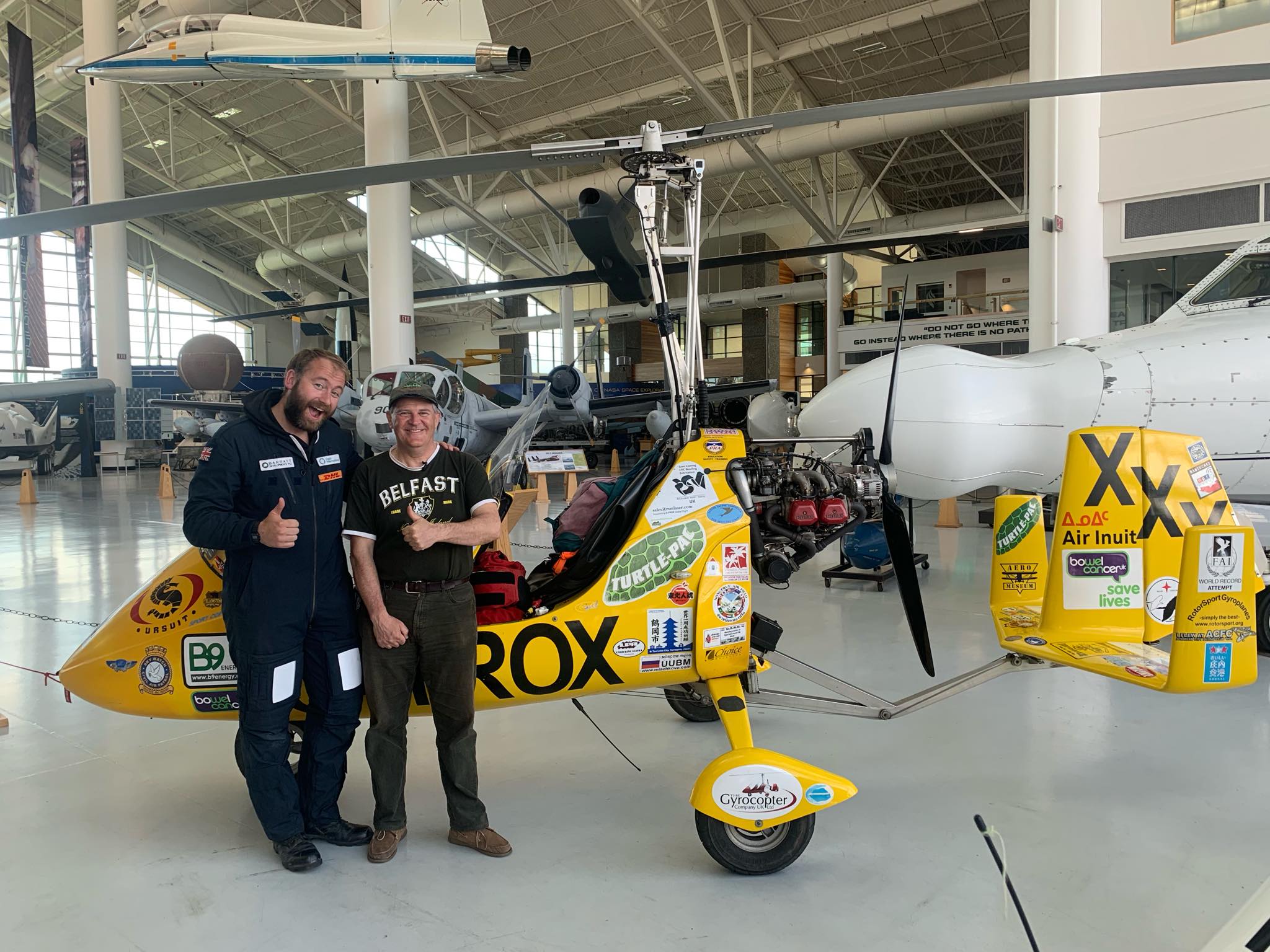 Norman Surplus completes round-the-world autogyro adventure – Adventure 52