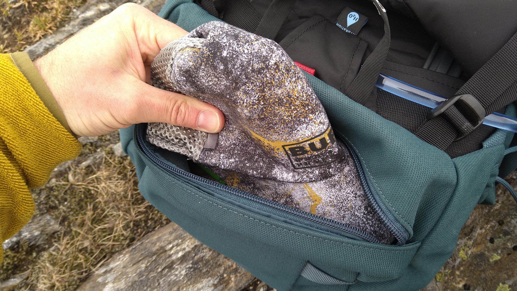 Buff Trucker Cap can neatly pack down and regain its shape – Adventure 52