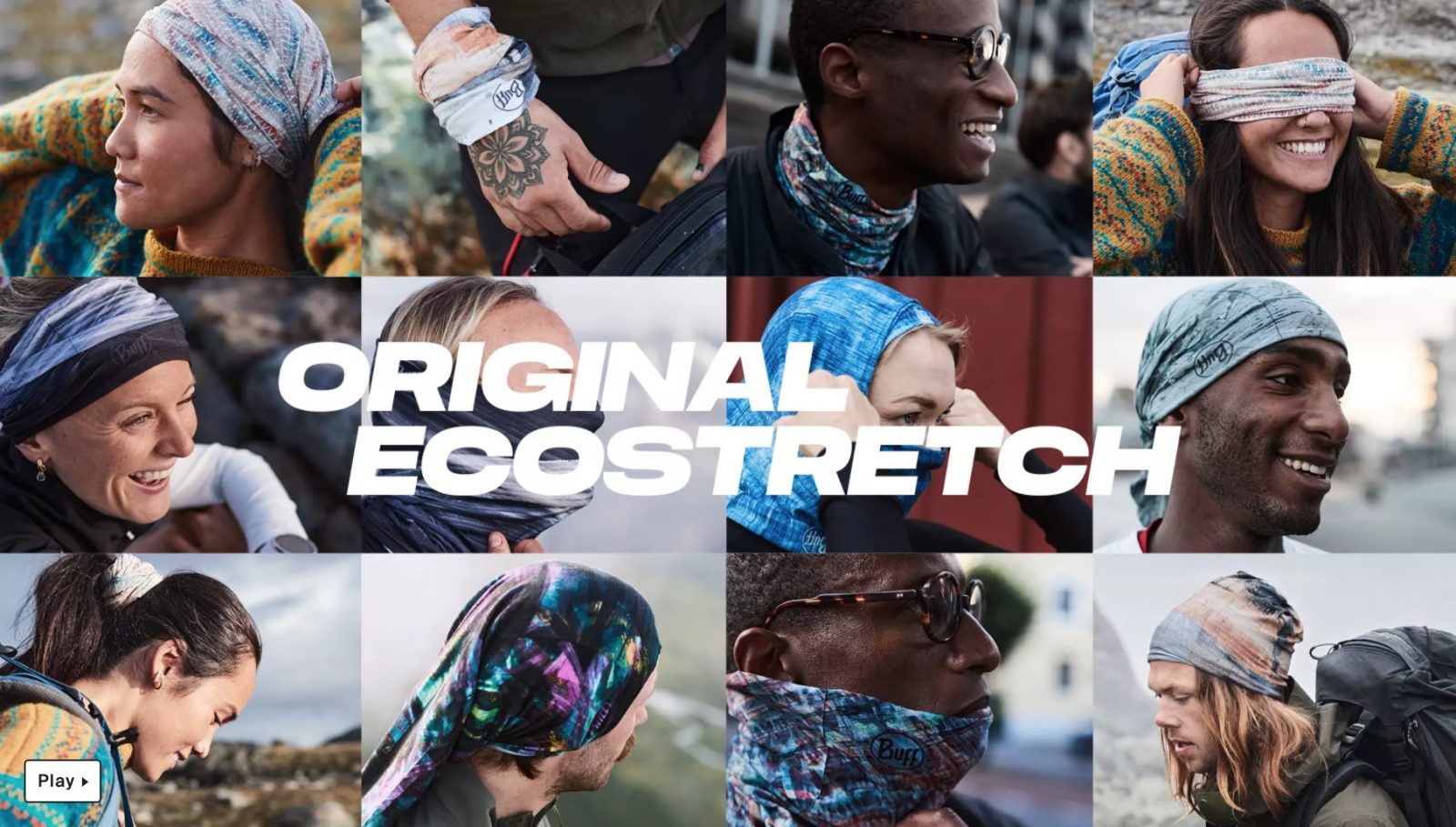 Buff makes eco-friendly neck tube called the Original Ecostretch